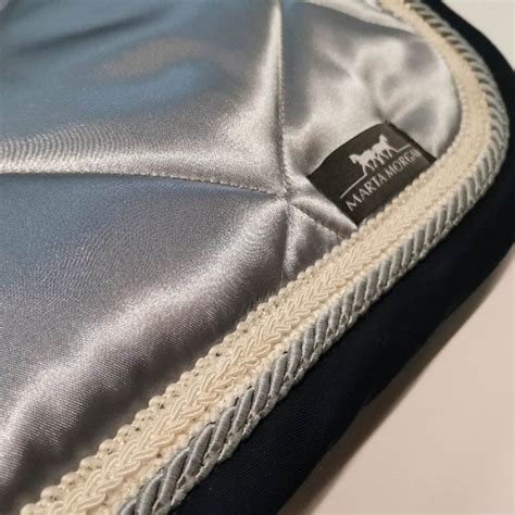 Set Sottosella Raso Grigio Chiaro Limited Edition Cuffia Abbinata Marta Morgan