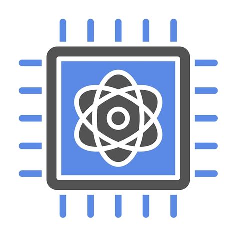 Premium Vector Vector Design Quantum Computing Icon Style