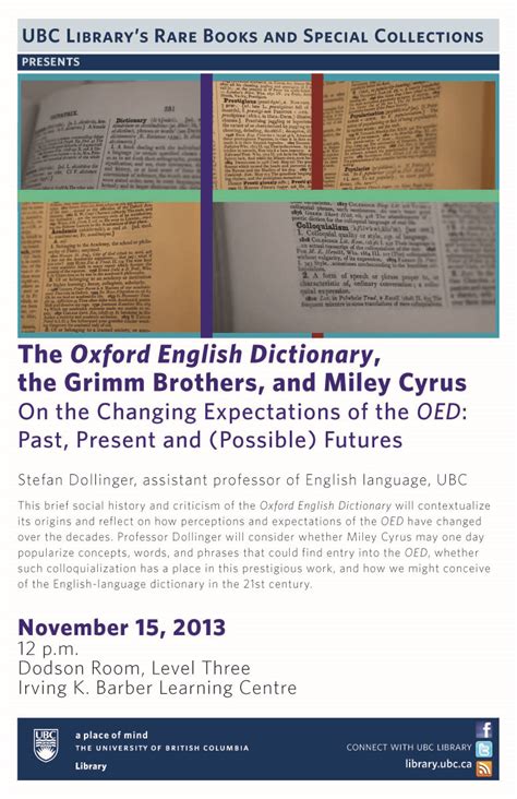 The Oxford English Dictionary The Grimm Brothers And Miley Cyrus