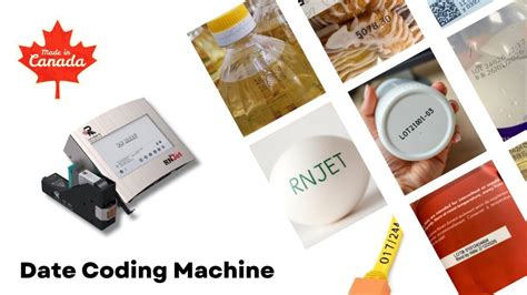 Auto Date Coder Rnjet H1 Made In Canada Rnjet