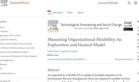Measuring Organizational Flexibility An Exploration And General Model Alnap