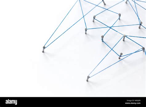 A Large Grid Of Pins Connected With String Communication Technology