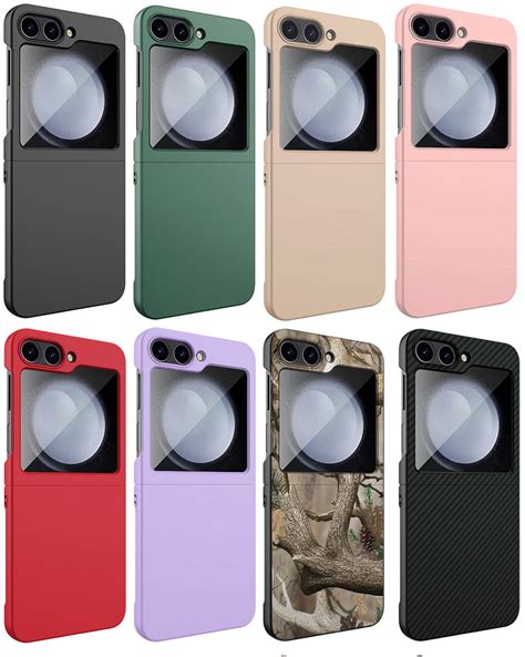 Slim Hard Case For Galaxy Z Flip 7 Fe And Z Flip 6 With Soft Touch Pow