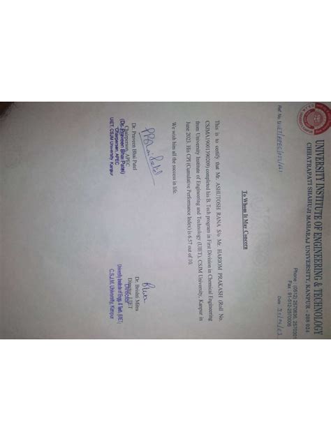 Provisional Certificate Pdf