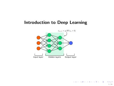 [ppt] introduction to deep learning 1 24 is it a question given