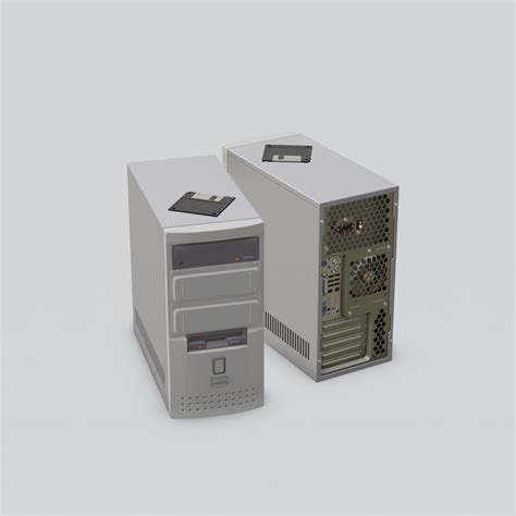 Old System Unit 3d Model Turbosquid 1986394