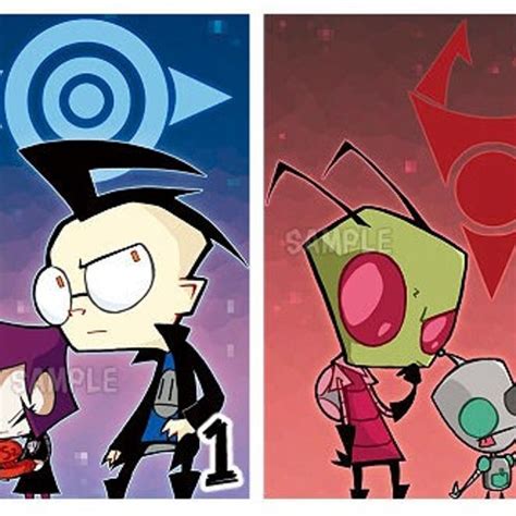 Invader Zim And Gir Fanart Poster Etsy