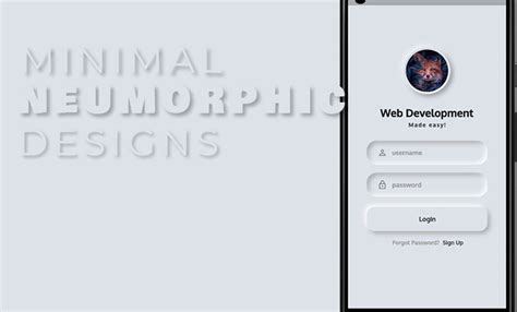 GitHub Techify Neumorphic Login