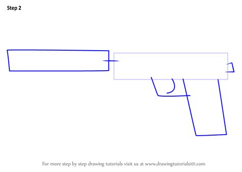 How To Draw Usp From Counter Strike Counter Strike Step By Step