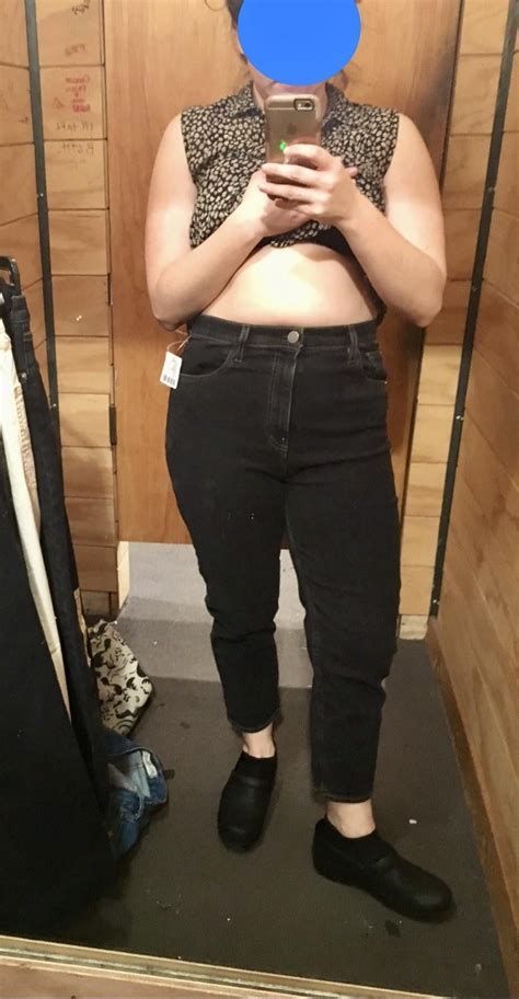 I’ve outgrown so many pairs of jeans. I’m starting to think pants are overrated. (Swipe to see ...