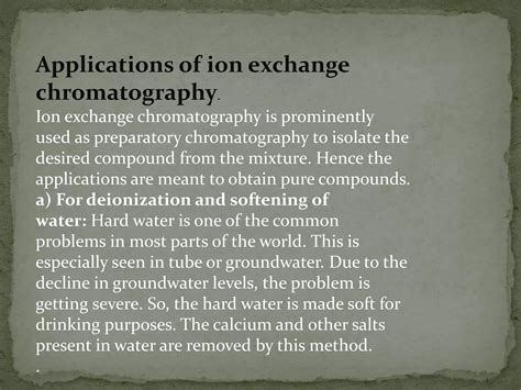 Ion Chromatography Ion Chromatography Pptx