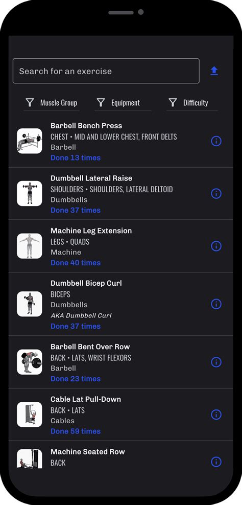 Feature — Legend Workout Tracker