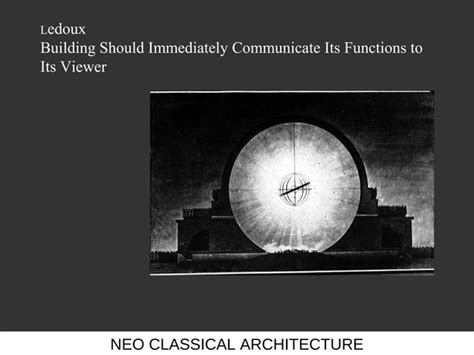 Neo Classical Architecture Ppt