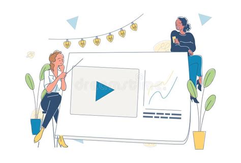 Social Data Influencer Vector Simple Stock Vector Illustration Of