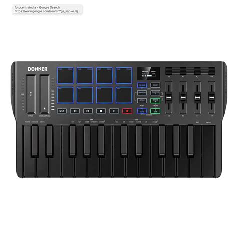 Dmk25pro Usb Midi Keyboard Controller 25 Mini Key Portable Midi With 8