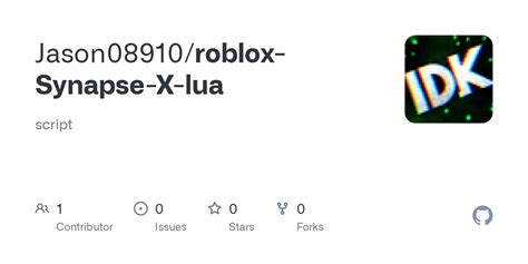 Github Jason08910roblox Synapse X Lua Script