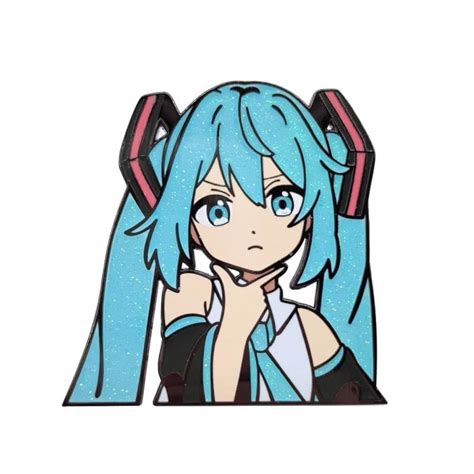 Vocaloid Software ‘hatsune Miku Enamel Pin Distinct Pins