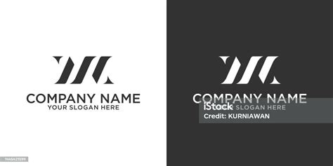 Mw 또는 Wm 문자 로고 디자인 벡터 로고에 대한 스톡 벡터 아트 및 기타 이미지 로고 0명 개념 Istock
