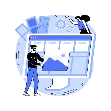 Interface Design Abstract Concept Vector Illustration Stock Vector