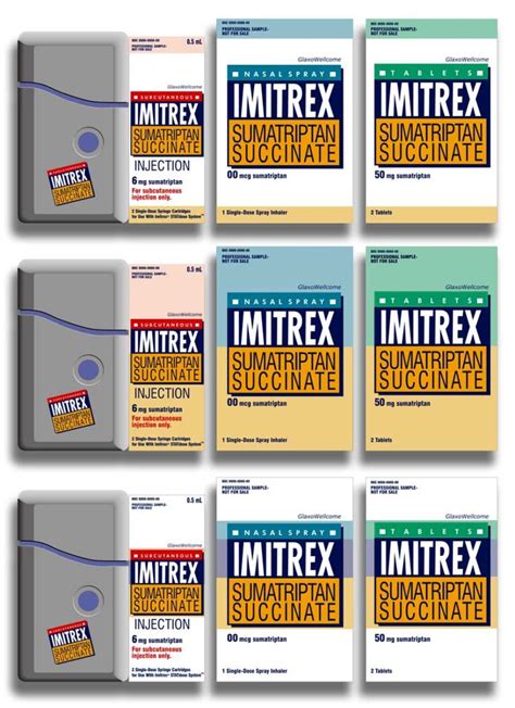 Gsk Imitrex Package Revision Stuart Nezin Design