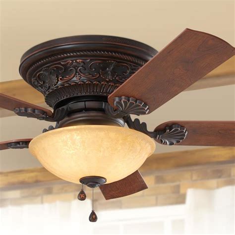 Bronze Flush Mount Ceiling Fans Progress Lighting P260004 129 Wb