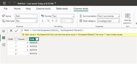 recursive relationships microsoft fabric community