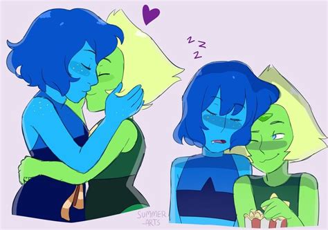 Art By Lapis Lazuli And Peridot Lapidot Steven Universe Peridot Steven Universe