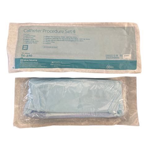 Catheter Procedure Pack Set 4 Sterile Urology Medisa