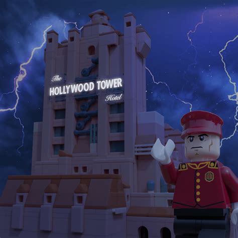 I Made A Lego Tower Of Terror R Waltdisneyworld