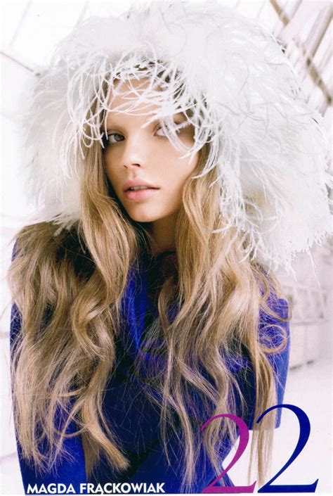 Photo Of Fashion Model Magdalena Frackowiak Id 178807 Models The Fmd