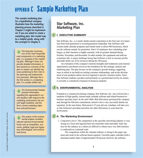 Sample Marketing Plan Example Free Marketing Strategy Plan Template