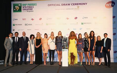 Maria Sharapova Draw Ceremony For The BNP Paribas WTA Finals CelebMafia