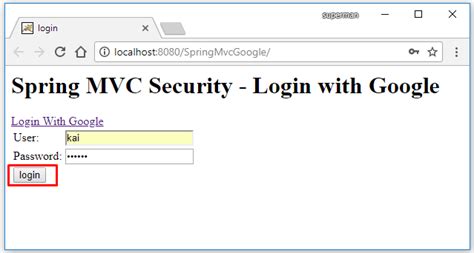 Code ví dụ Spring MVC đăng nhập bằng google gmail STACKJAVA