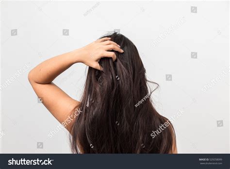 Women Itching Scalp Itchy His Hair Stock Photo 529258099 Shutterstock
