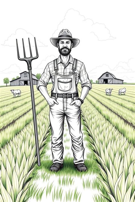 12 Inspiring Farmer Drawing Ideas To Spark Your Creativity