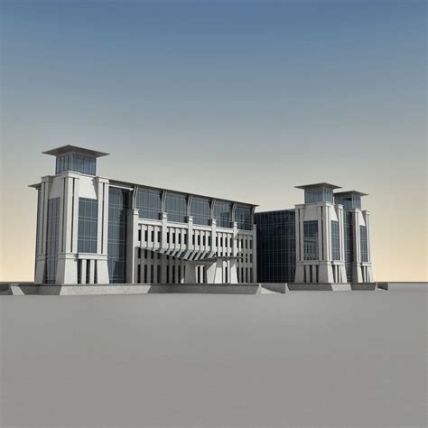 포스트 모던 빌딩 컬렉션 3d 모델 199 Obj Fbx Max Free3d