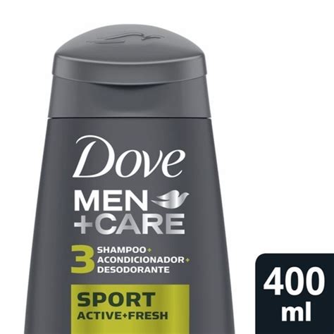 Dove Shampoo Sports Active Fresh 3en1 400 Ml Dove Shampoo Y Acondicionador Farmanor