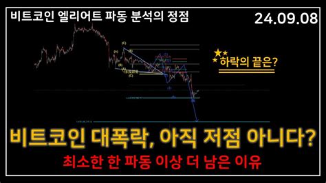 비트코인 아직 하락 남았는데 저점 같으시죠 Youtube