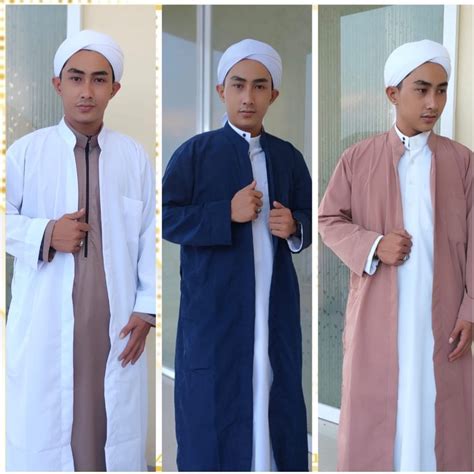 Jual Baju Jubah Luaran Gamis Jubah Saudi Jubah Luaran Model Terbaru