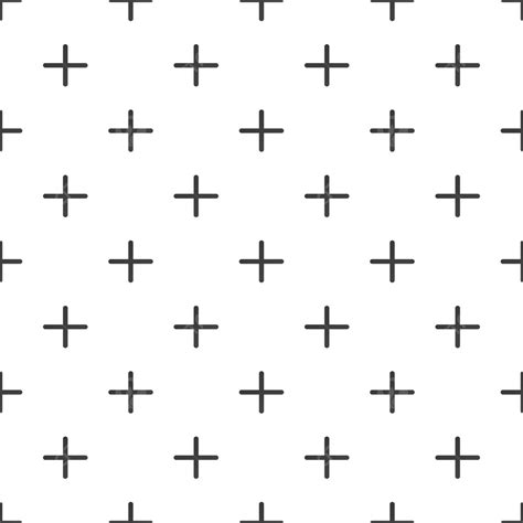 Minimal Cross Or Plus Metaball Pattern For Versatile Use Vector Repeat Cross Seamless Png And