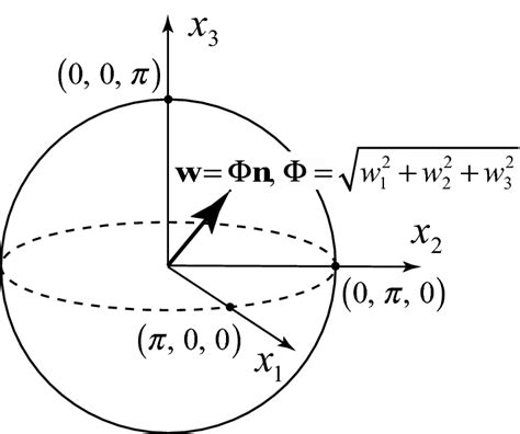Schematic Illustration Showing The Rotation Vector Download Scientific Diagram