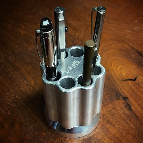 Quick Draw Revolving Pen Holder Billet Aluminum Keybar