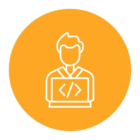premium vector software developer vector illustration