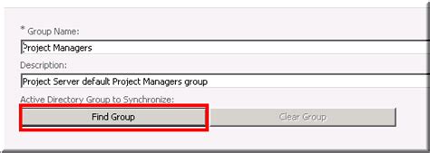 Microsoft Project Server 2010 Active Directory Synchronization Integent
