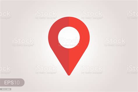 새로운 평면 디자인 지도 핀 레드 스타일 현대 아이콘 포인터 레이블 최소한의 벡터 기호 표식 표시 벡터 Eps 10 0명에 대한 스톡 벡터 아트 및 기타 이미지 Istock