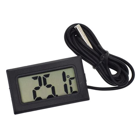 Tpm 10 Lcd Digital Thermometer Temperature Sensor Meter Car Incubator