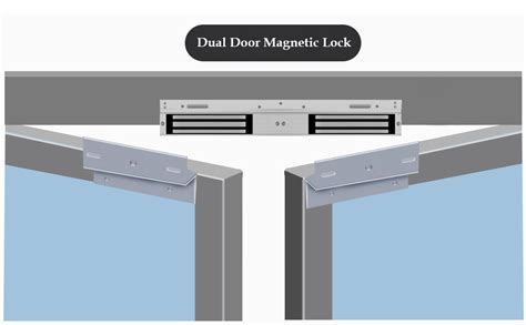 Dual Door Magnetic Lock 1200lbs Holding Force