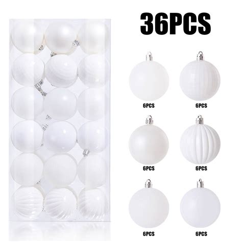Christmas Savings Famtkt 36pcs Christmas Balls Ornaments For Xmas Tree