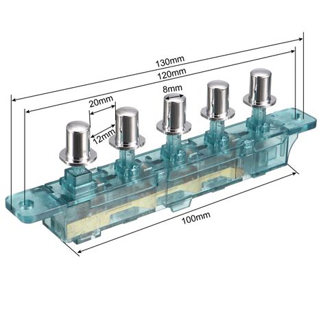 Snapklik Com Uxcell MQ AC V Pushbutton Piano Type Key Board Switch For Range Hood