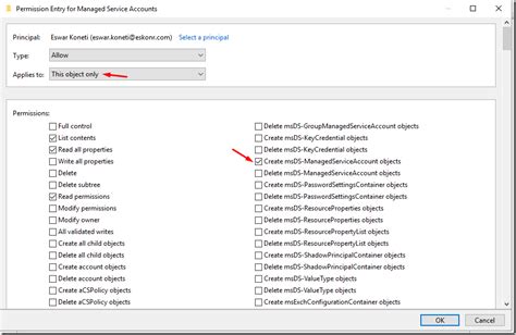 update intune connector to msa account